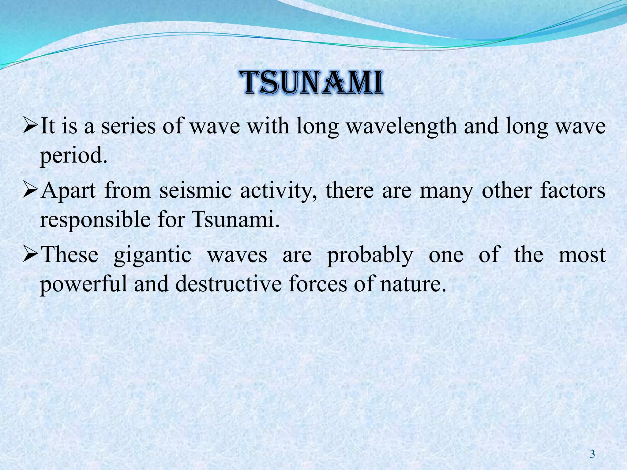 Tsunami warning system | PPTX