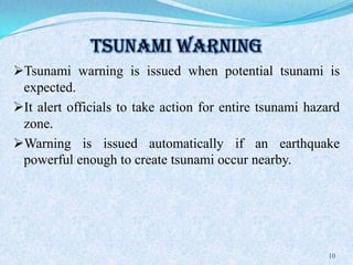 Tsunami warning system | PPTX