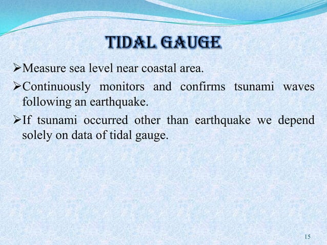 Tsunami warning system | PPTX | Geography | Science