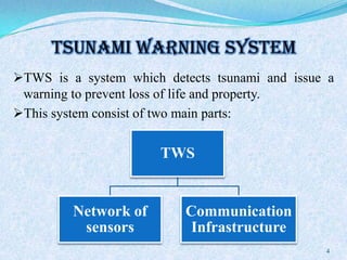 Tsunami warning system | PPTX