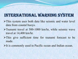 Tsunami warning system | PPTX