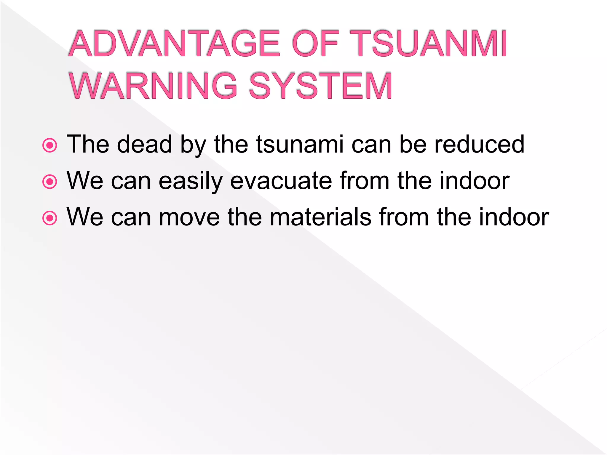 Tsunami warning system | PPTX | Geology | Science