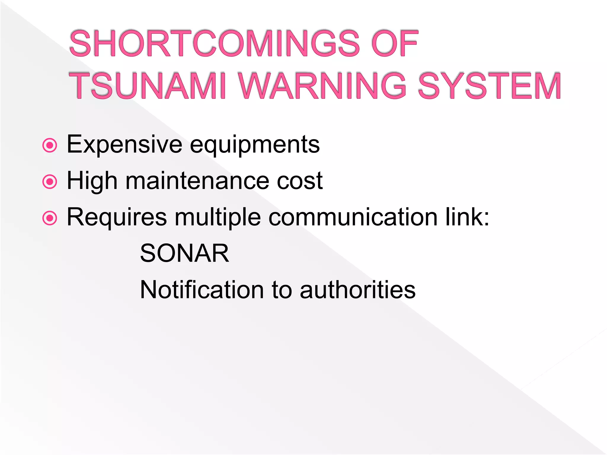 Tsunami warning system | PPTX | Geology | Science