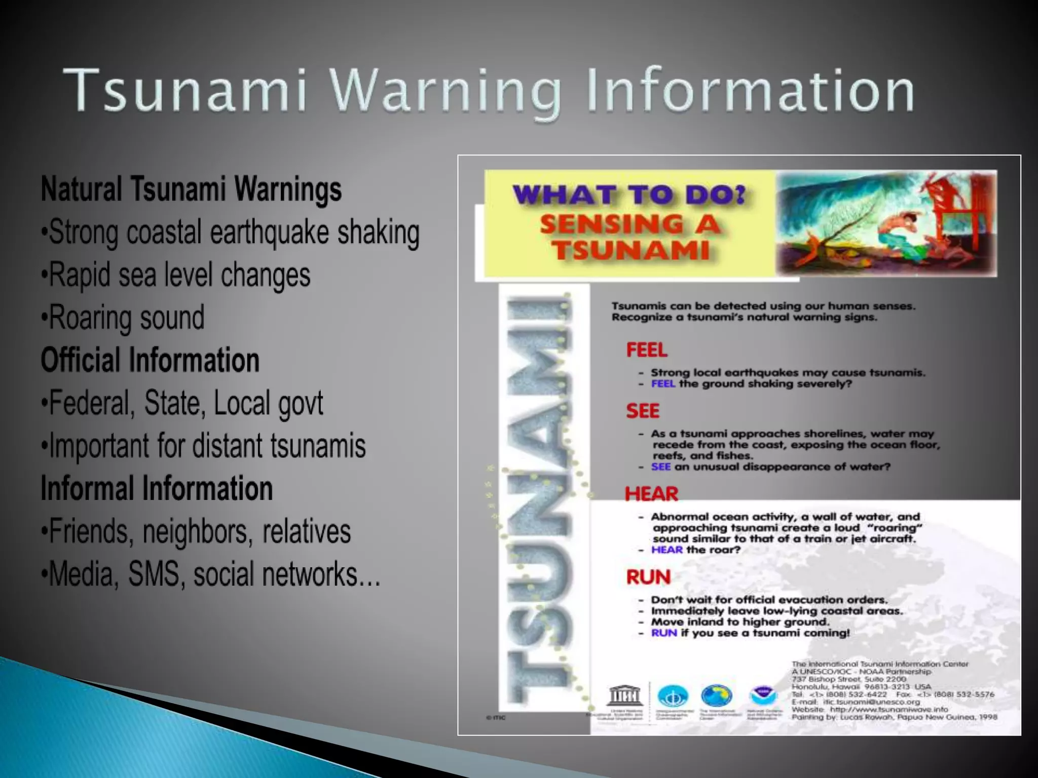 Tsunami warning system | PPT