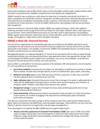 ESG white paper: The Evolution of NAS in a Virtual IT World | PDF