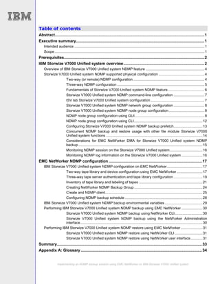 Implementing an NDMP backup solution using EMC NetWorker on IBM Storwize V7000 Unified system | PDF