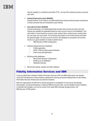 Fidelity Information Services and IBM Storwize V7000 with IBM System Storage Easy Tier | PDF