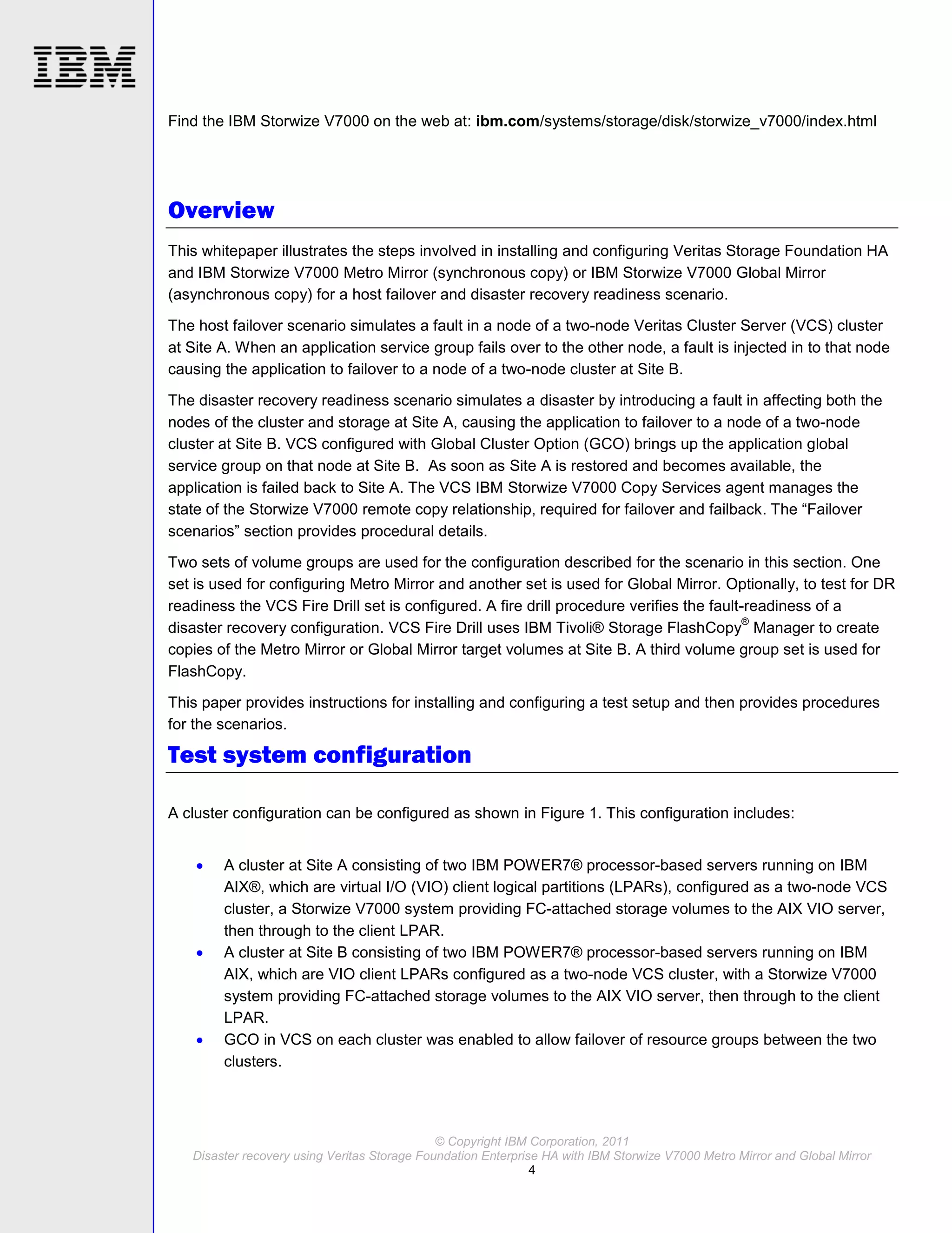TsDisaster recovery using Veritas Storage Foundation Enterprise HA with ...