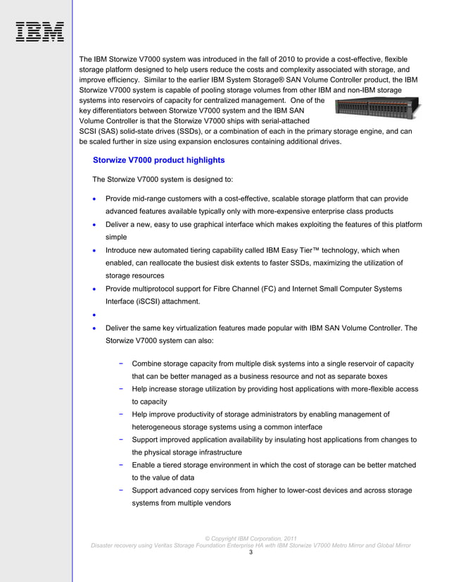 TsDisaster recovery using Veritas Storage Foundation Enterprise HA with ...