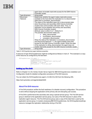 TsDisaster recovery using Veritas Storage Foundation Enterprise HA with IBM Storwize V7000 Metro ...