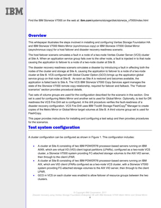 TsDisaster recovery using Veritas Storage Foundation Enterprise HA with ...
