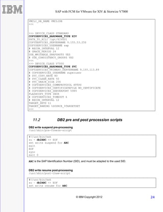 SAP with IBM Tivoli FlashCopy Manager for VMware and IBM XIV and IBM Storwize V7000 storage ...