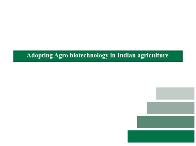 technologies to transform agriculture | PPT