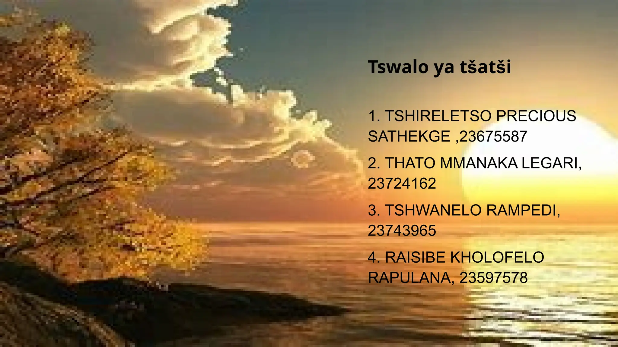 Tswalo ya tsatsi AFT 220_PEGO_NONWANE YA PHETELETSANNETE .pptx