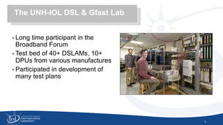 DSL, Gfast and Wireless Test Software: Test Sentinel | PPT