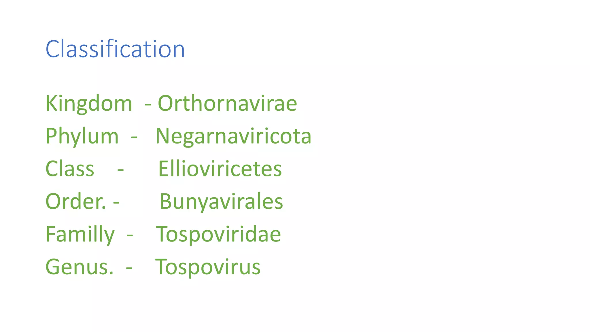 TOMATO SPOTTED WILT VIRUS | PPTX
