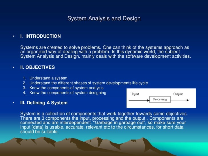 System Analysis And Design 2011