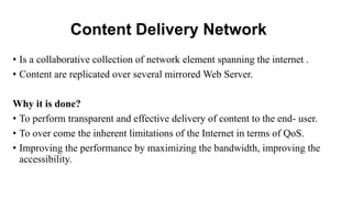 Content Delivery Network | PPTX