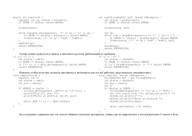 Приёмы программирования