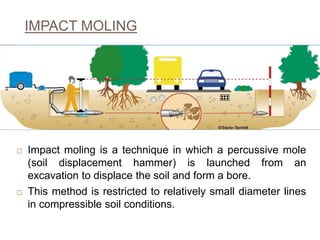 trenchless technology | PPTX