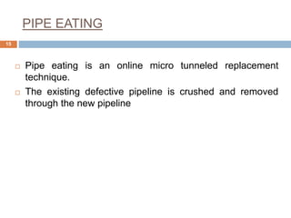 trenchless technology | PPTX