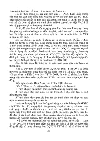Quyền tự định đoạt của đương sự trong giải quyết tranh chấp kinh doanh | PDF