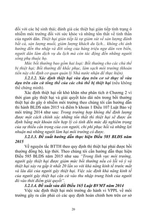 Bồi thường thiệt hại do làm ô nhiễm môi trường trong hoạt động sản xuất | PDF