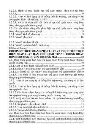 Pháp luật về hạn chế cạnh tranh trong nhượng quyền thương mại | PDF