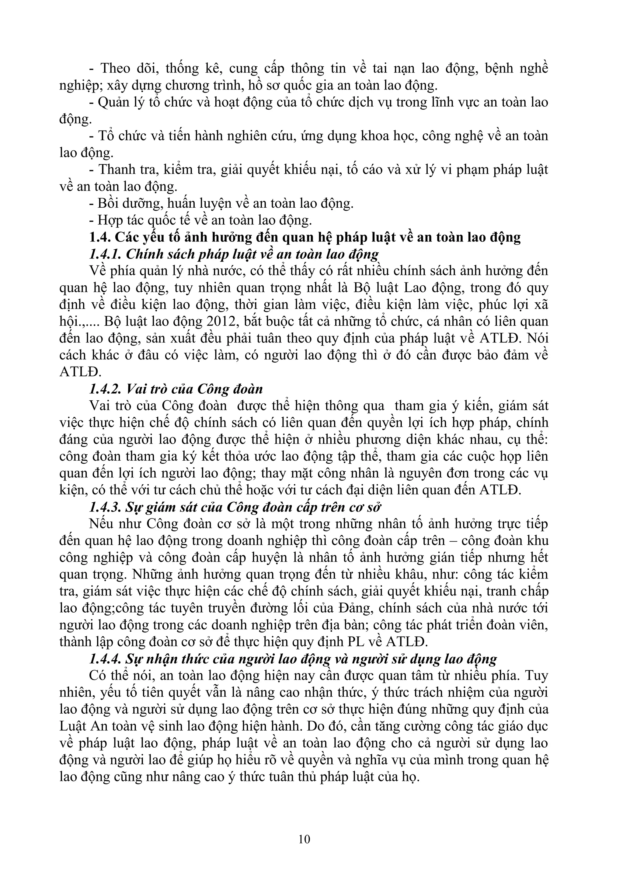 Luận văn: An toàn lao động theo pháp luật Việt Nam, HAY | PDF