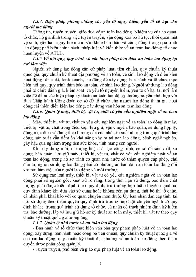 Luận văn: An toàn lao động theo pháp luật Việt Nam, HAY | PDF