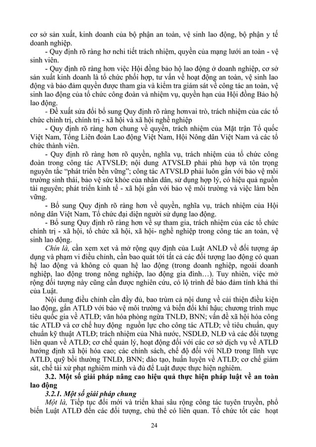 Luận văn: An toàn lao động theo pháp luật Việt Nam, HAY | PDF