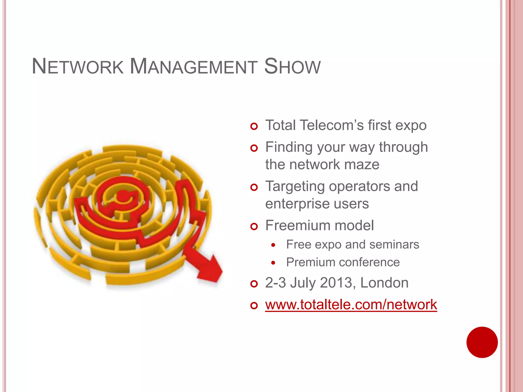 Total Telecom Portfolio Overview 2013 | PPT
