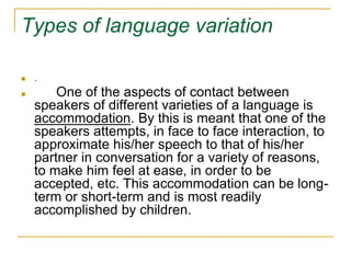 Tt sociolinguistics | PPT