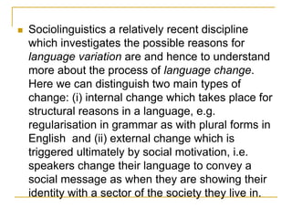 Tt sociolinguistics | PPT