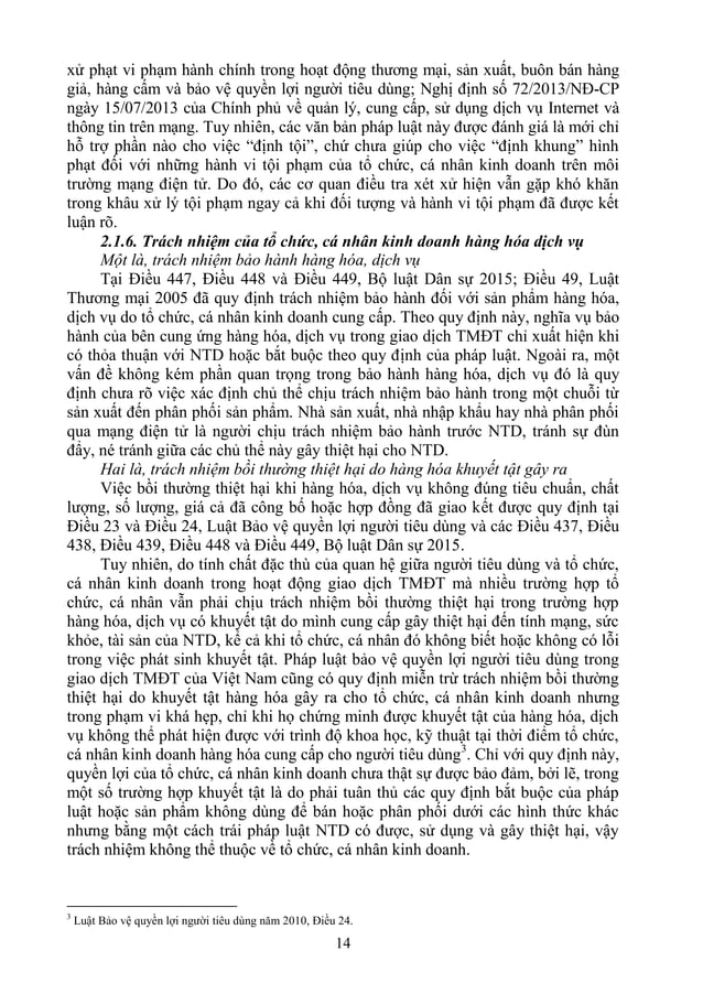 Bảo vệ quyền lợi người tiêu dùng trong giao dịch thương mại điện tử | PDF