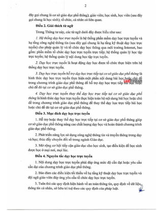 TT 09-2021-Quy dinh quan li va to chuc day truc tuyen-BGD | PDF