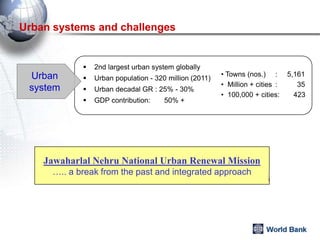 Jawaharlal Nehru National Urban Renewal Mission | PPTX
