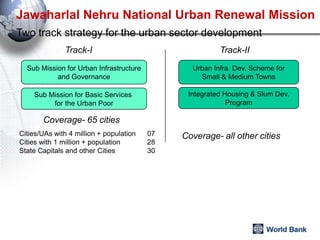 Jawaharlal Nehru National Urban Renewal Mission | PPTX