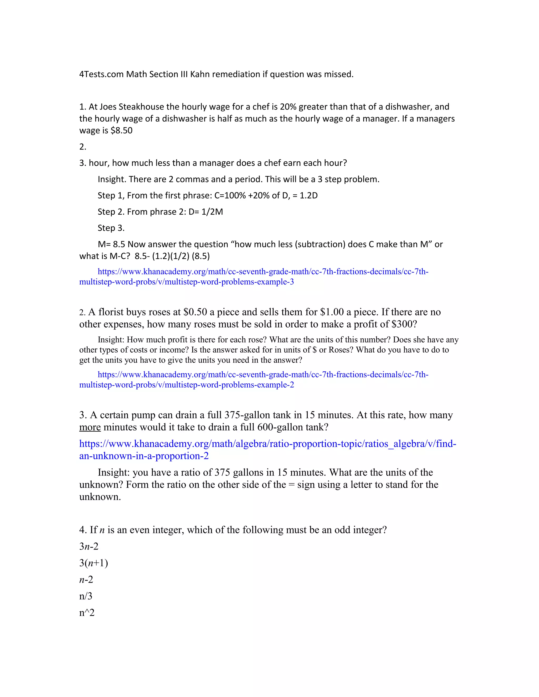 Kahn Help for ACT Math III | DOC