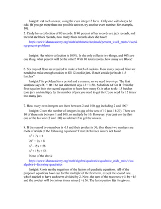 Kahn Help for ACT Math III | DOC