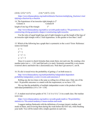 Kahn Help for ACT Math III | DOC