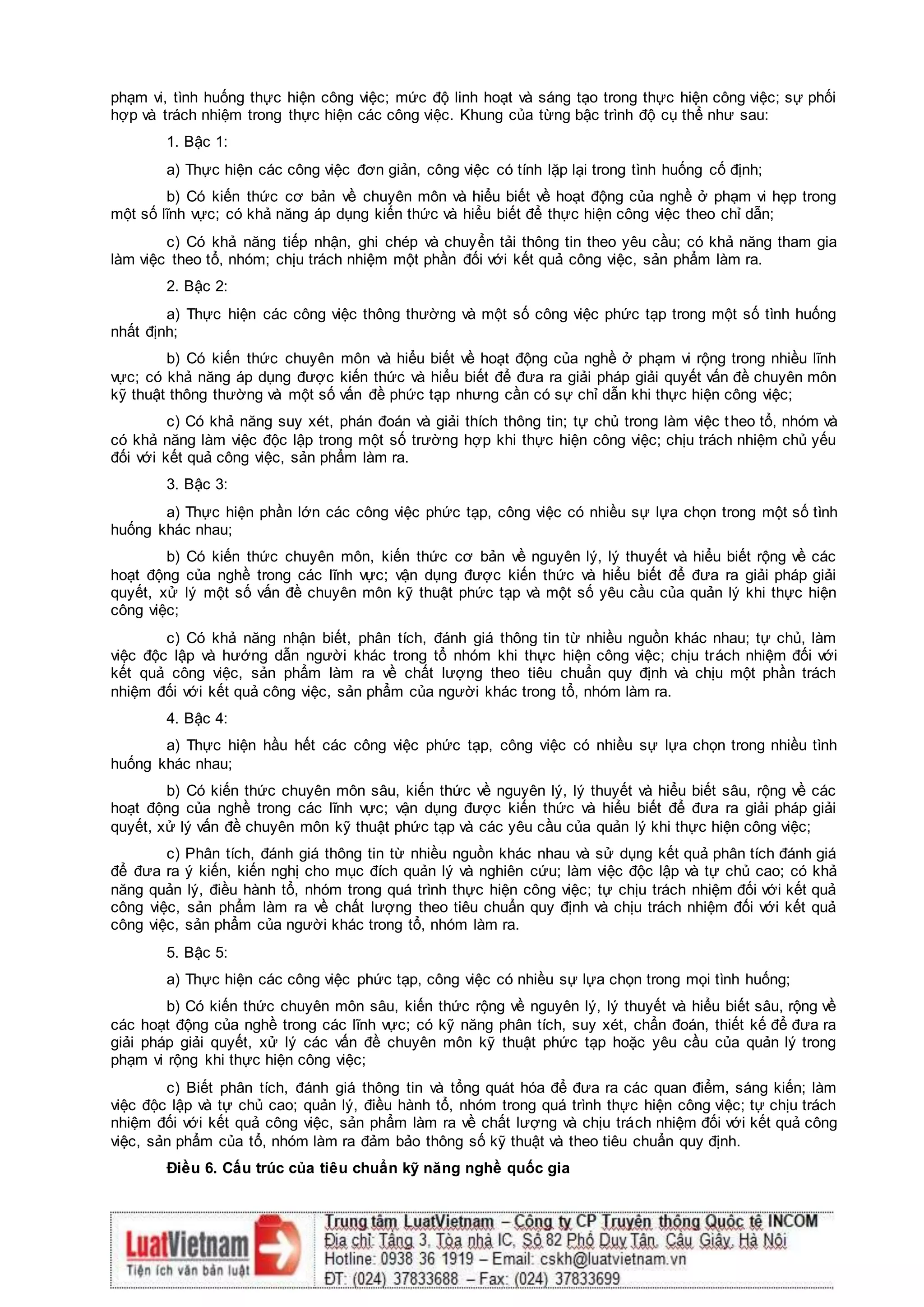 Tt56 2015-bld tieu chuan ky nang nghe qg | PDF