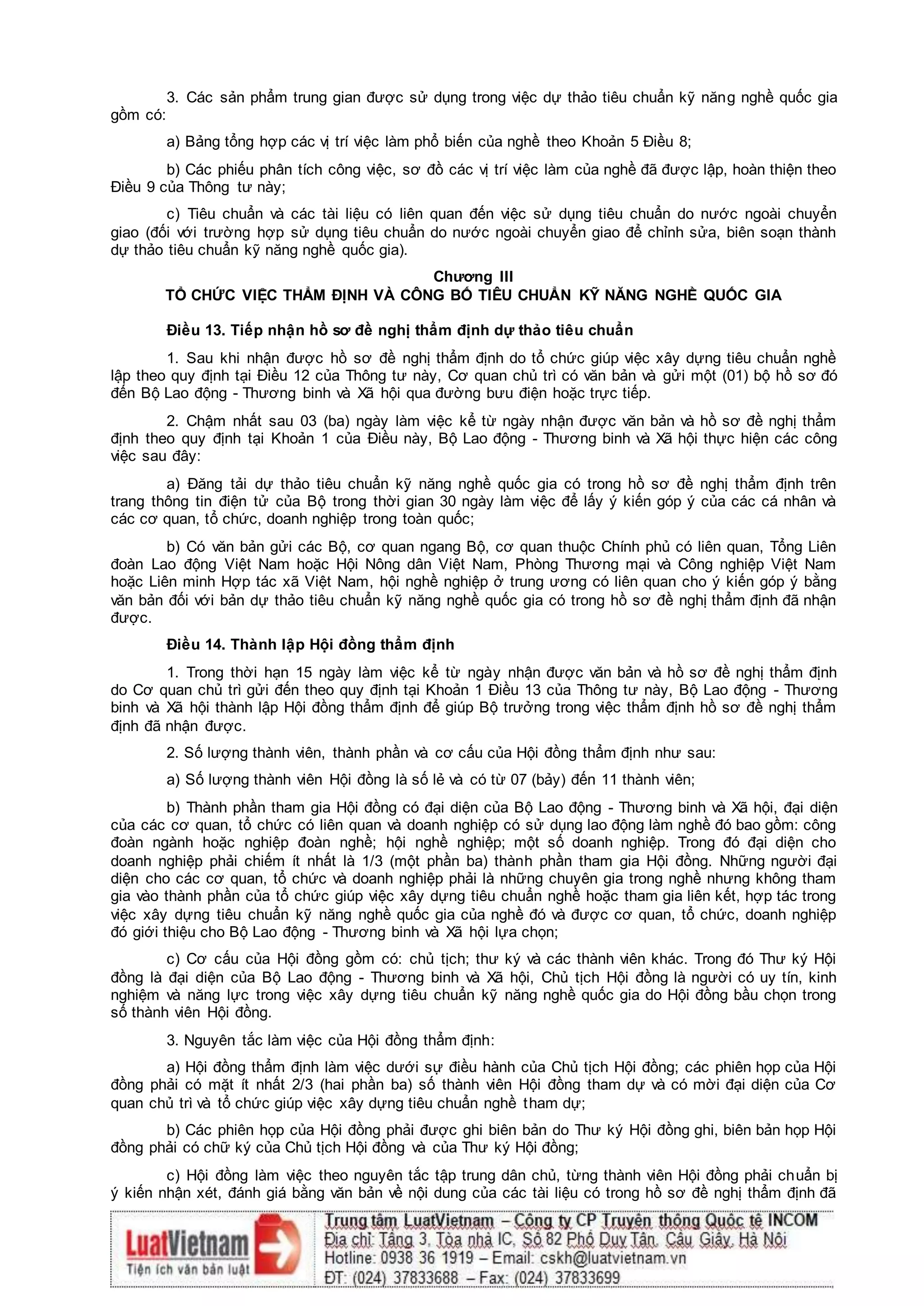 Tt56 2015-bld tieu chuan ky nang nghe qg | PDF