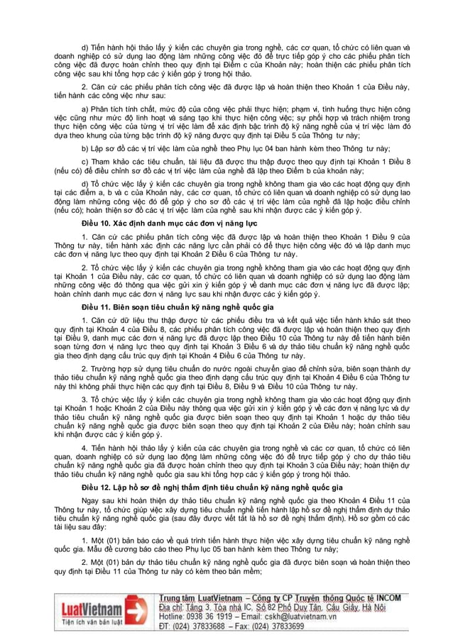 Tt56 2015-bld tieu chuan ky nang nghe qg | PDF