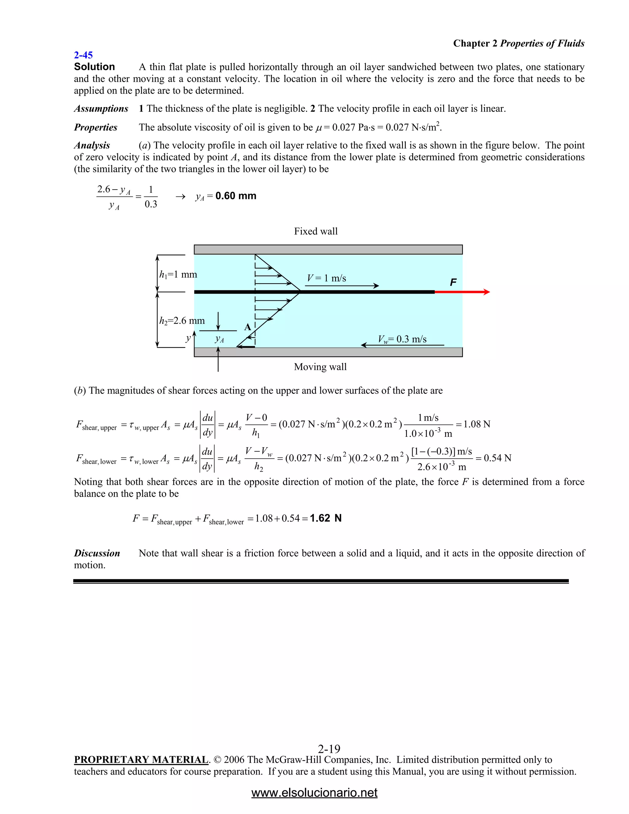 mecanica de fluidos Cengel 1ed (solucionario) | PDF