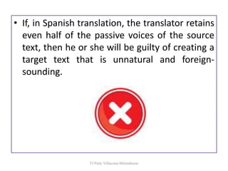 Teaching Capsule "Passive Voice In Translation" | PPTX