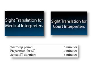 Sight Translation | PPTX
