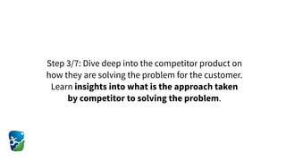 Deep dive into a competitor | PDF