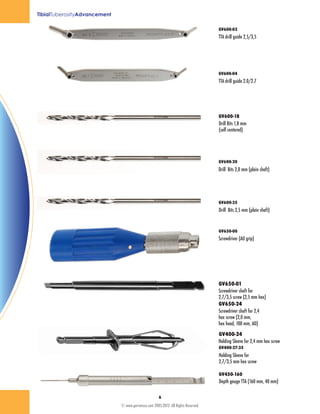 TTA (Tibial Tuberosity Advancement) surgical instruments surgical ...