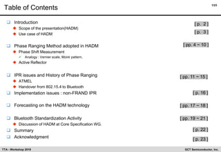 High Accuracy Distance Measurement for Bluetooth Based on Phase Ranging ...